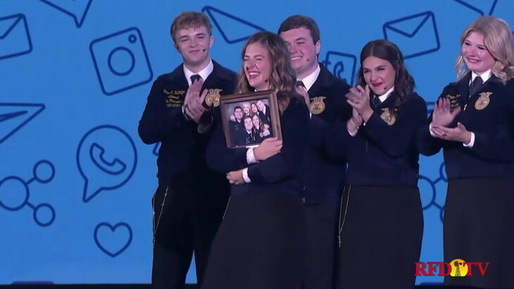 WATCH: National FFA President, Amara Jackson gives Retiring Address - RFD
