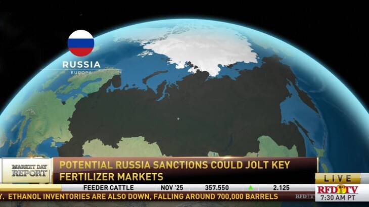Potential Russia Sanctions Could Jolt Key Fertilizer Markets - RFD-TV