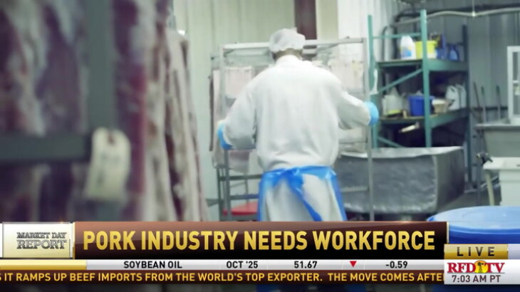 The U.S. pork industry says that the ag labor shortage is "a lot bigger ...