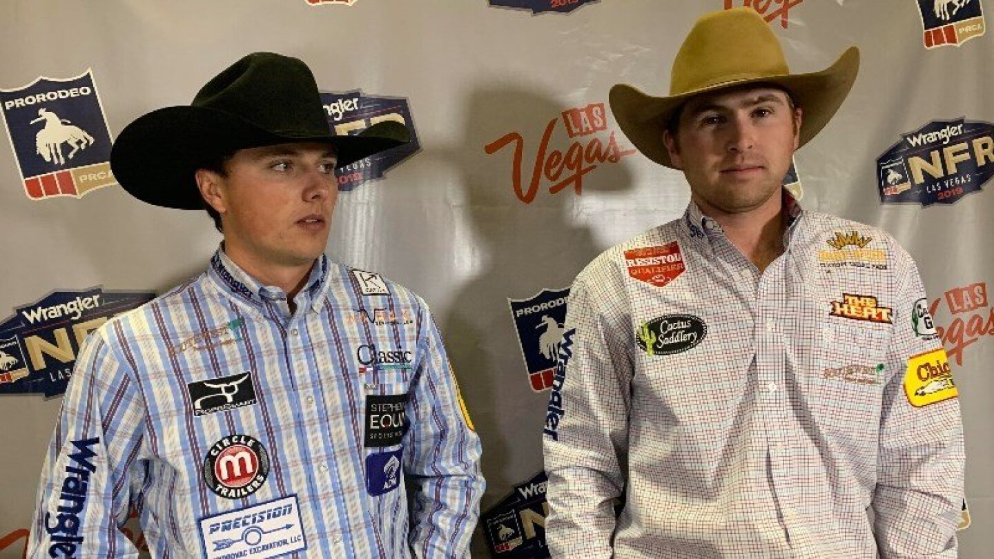 Wrangler Nfr 2019 Cody Snow Wesley Thorp Match Team Roping Round 7